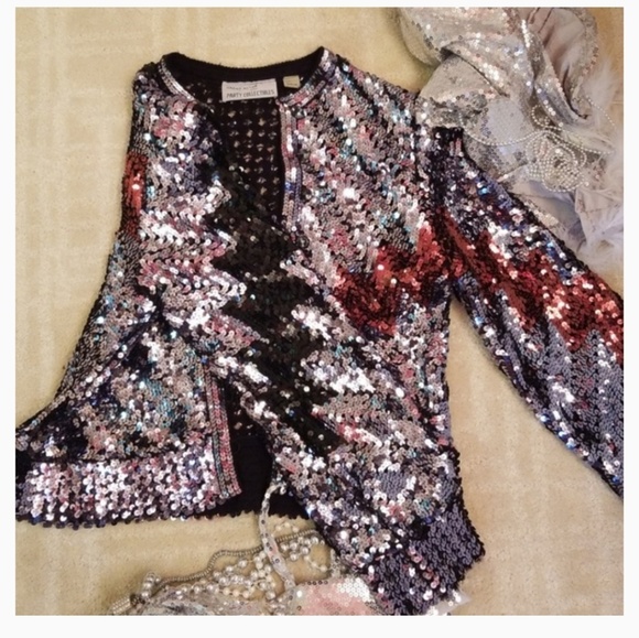 Harry's of London | Sweaters | Hprare Vintage Harry Acton Sequin Jacket ...